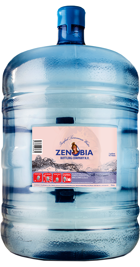 ZENOBIA BOTTLING COMPANY NV - het lekkerste water in Suriname.